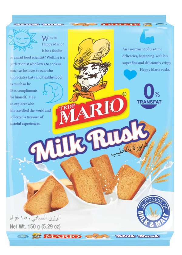 MARIO RUSK MILK 12X600G - Aekshea Foods Wholesale